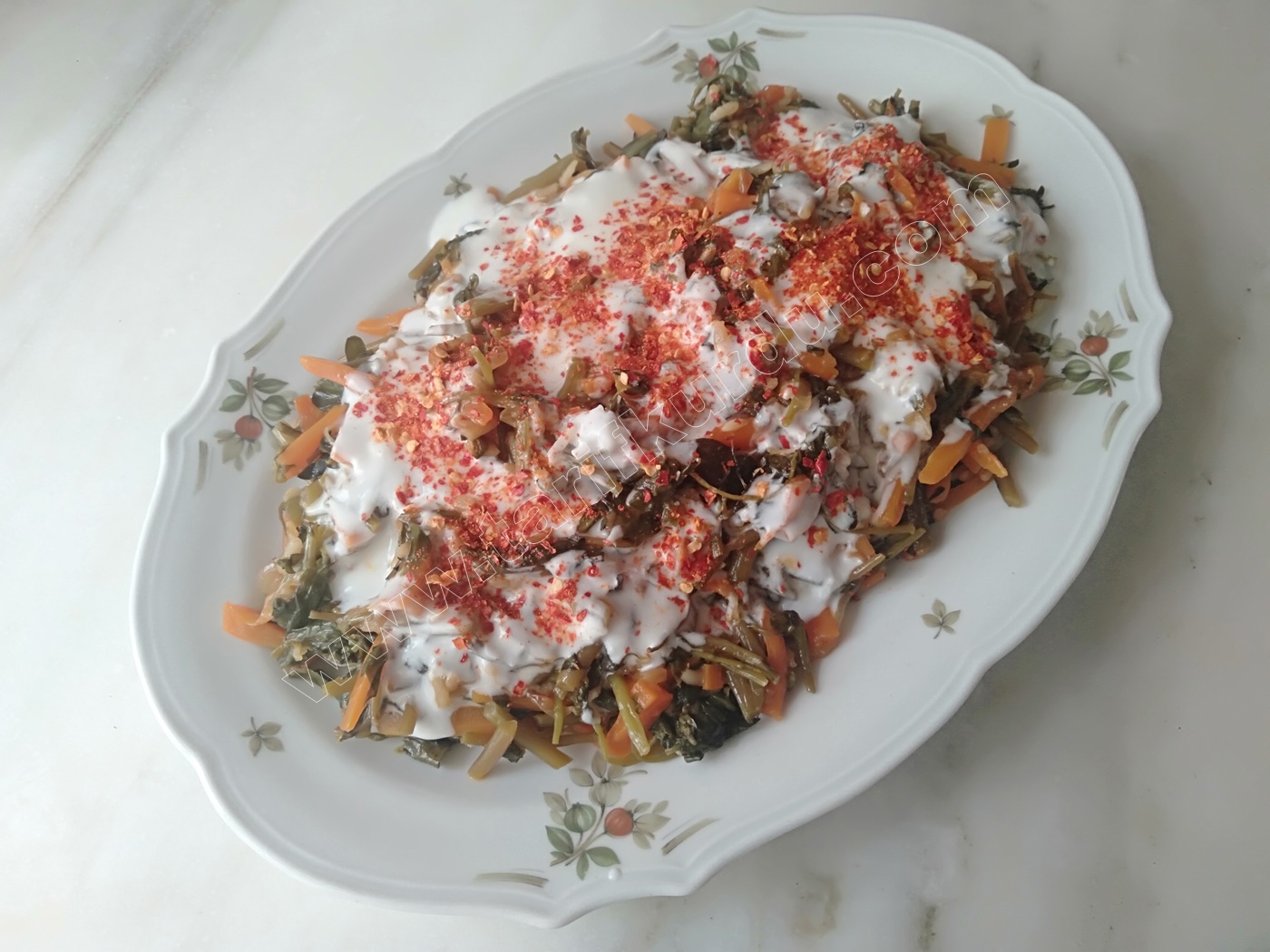 Semizotu Yemeği Tarifi - Pirinçli